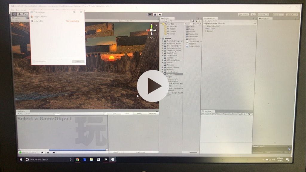 HELP! "Unity Not Responding" state